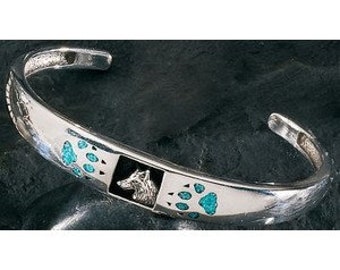 Wolf Cuff Bracelet | Etsy