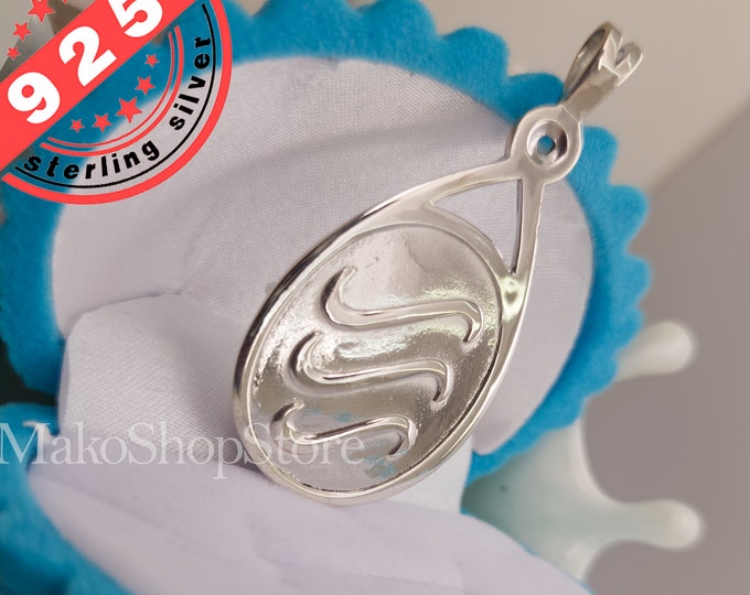 Real Aquamarine H2O Mermaid Locket Pendant Sterling Silver 925 for Real ...