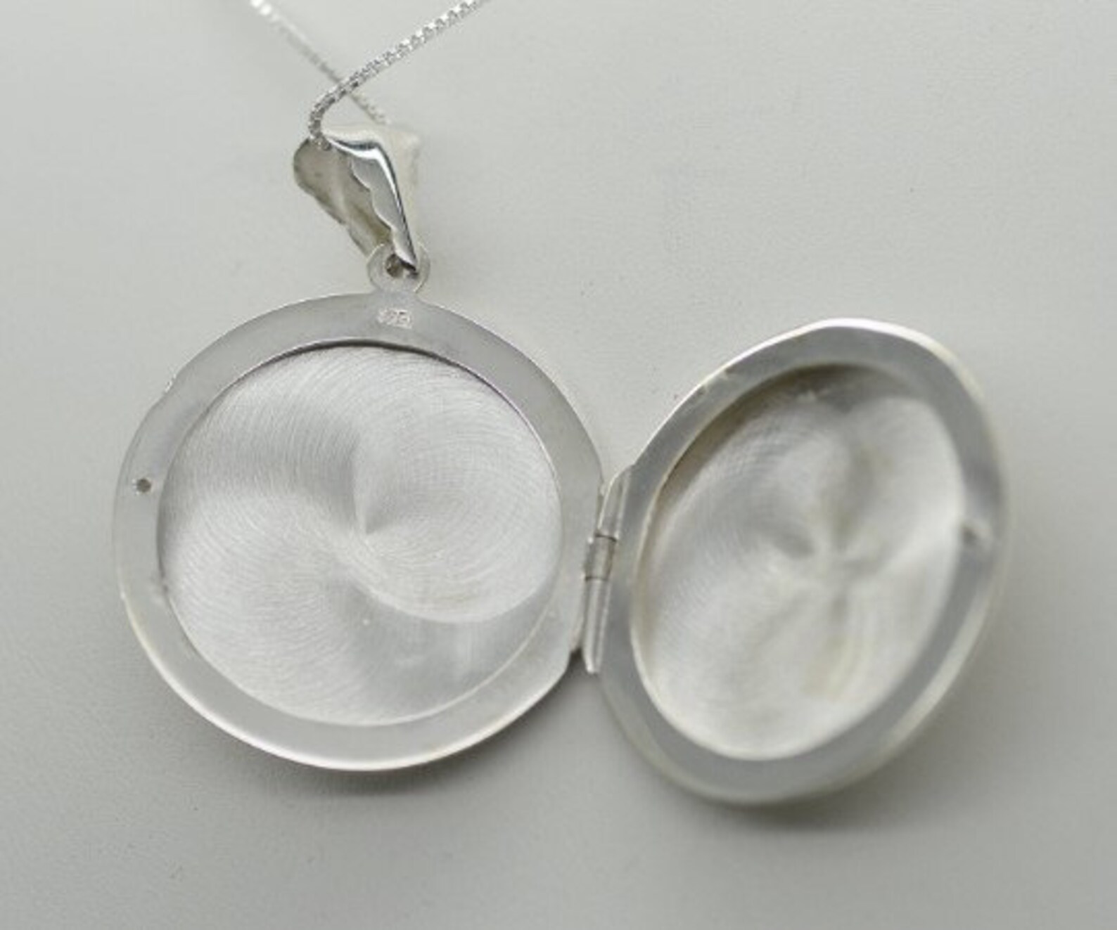 Butterfly Locket Pendant in Sterling Silver 925 Inlaid With - Etsy