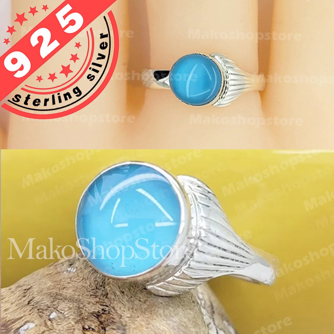 Real Glow in the Dark Mako Mermaid Ring Sterling Silver 925 No Shell ...