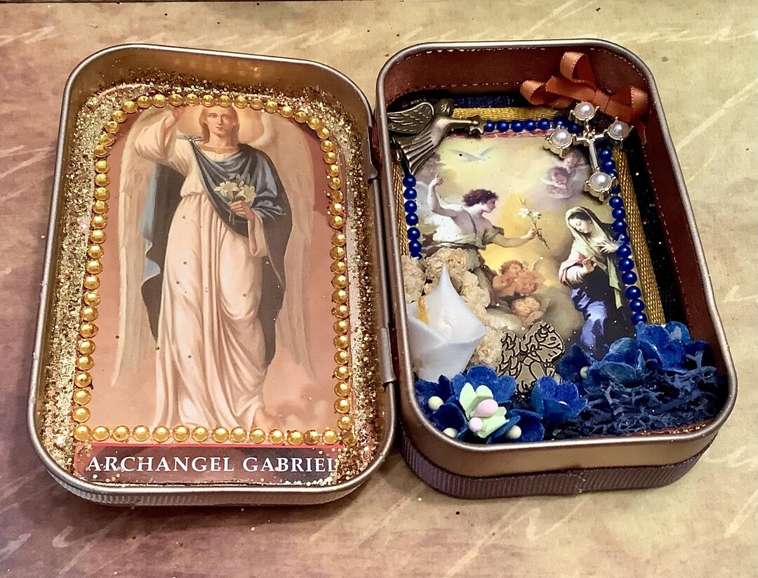 Pocket Shrine Dedicated to the Archangel Gabriel & the Annunciation ...
