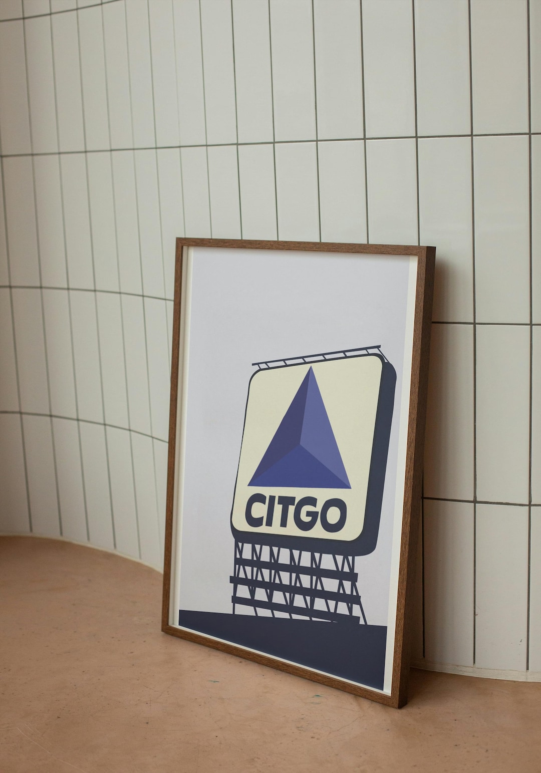 Boston Citgo Sign Blue Digital Art Print Shades of Blue Fenway Park ...