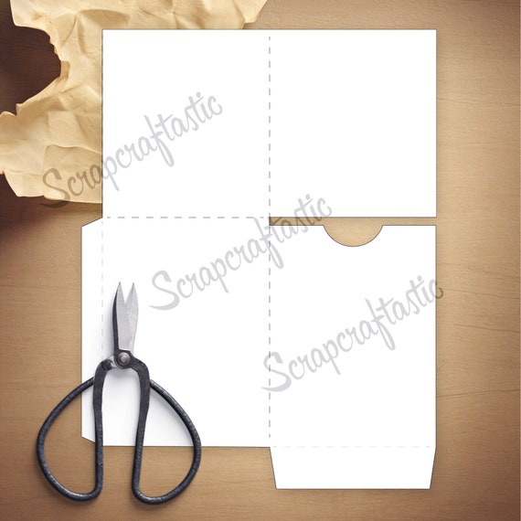 Jewelry Envelope SVG Printable Templates and Cut Files - Etsy