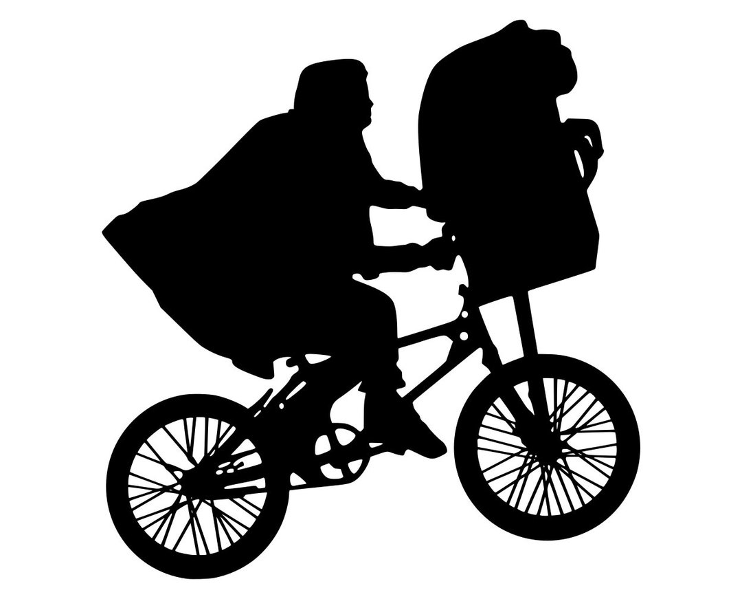 E.T. and Elliott Vector SVG File - Etsy
