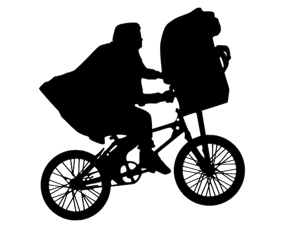 E.T. and Elliott Vector SVG File - Etsy UK