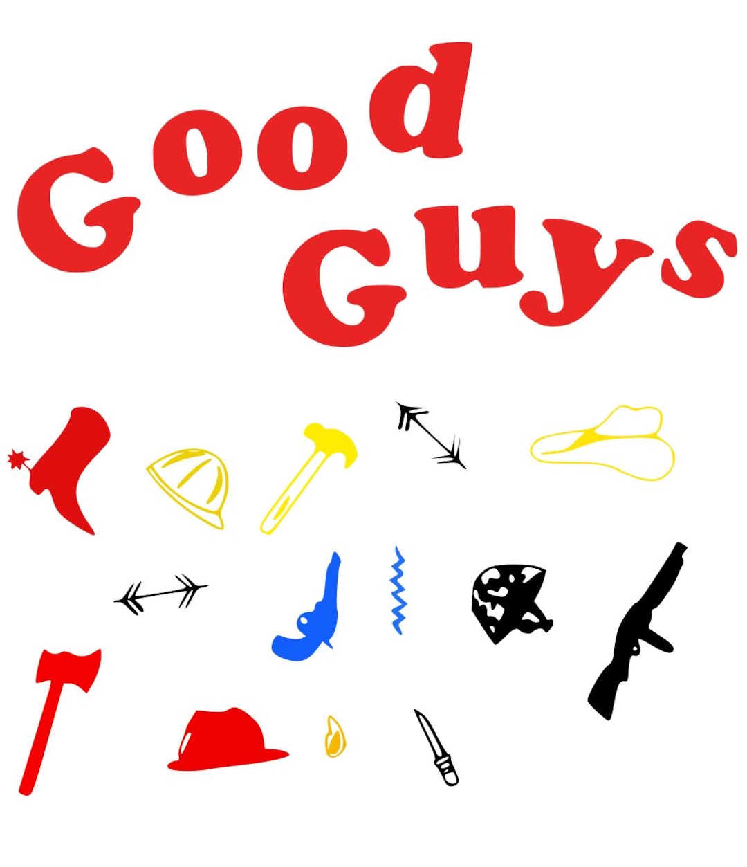 Good Guys - Child's Play Chucky Costume Pattern Vector Art Instant Download - Etsy