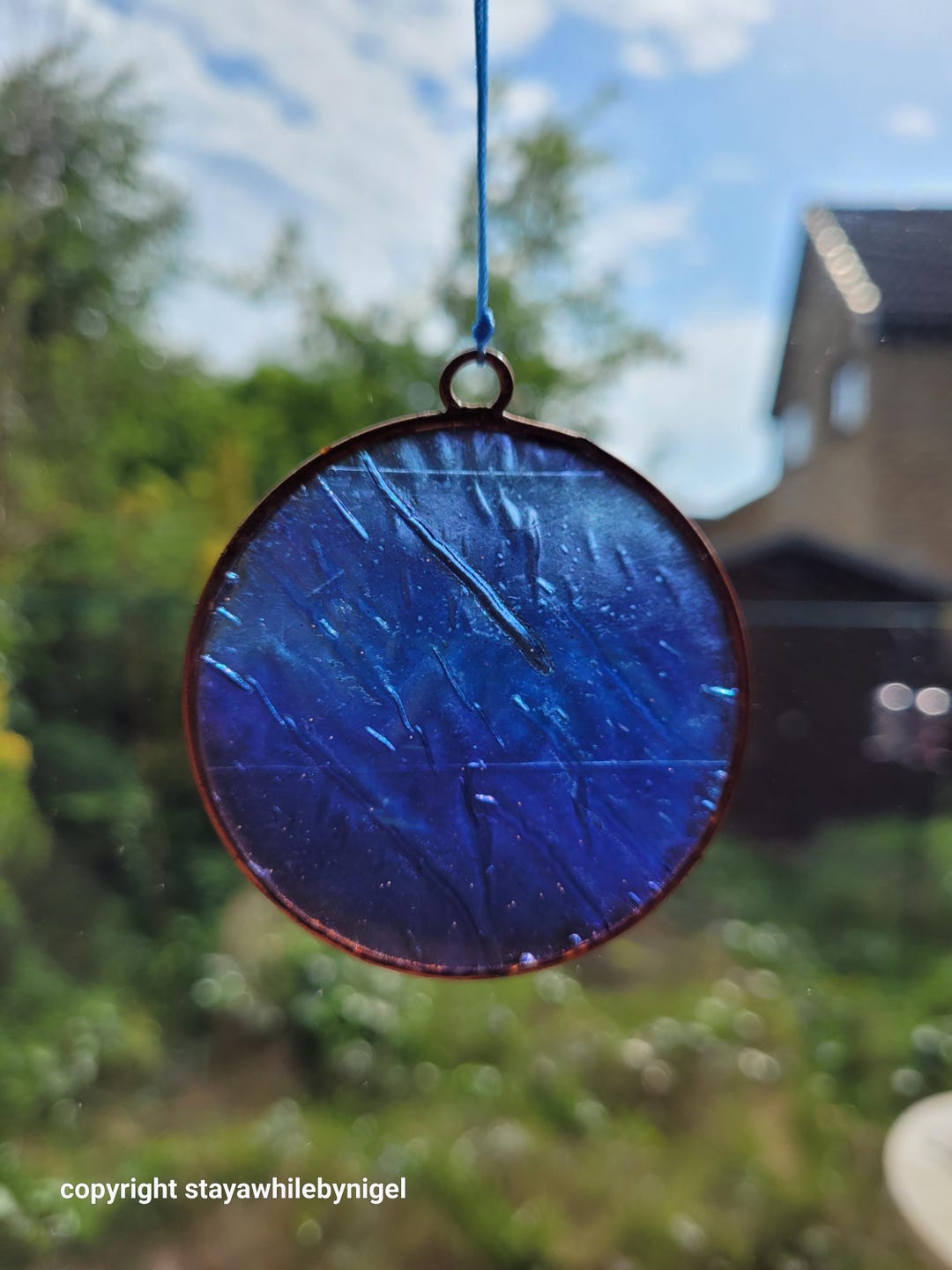 Neptune Suncatcher - Solar System -stain Glass Effect- Very Colourful ...