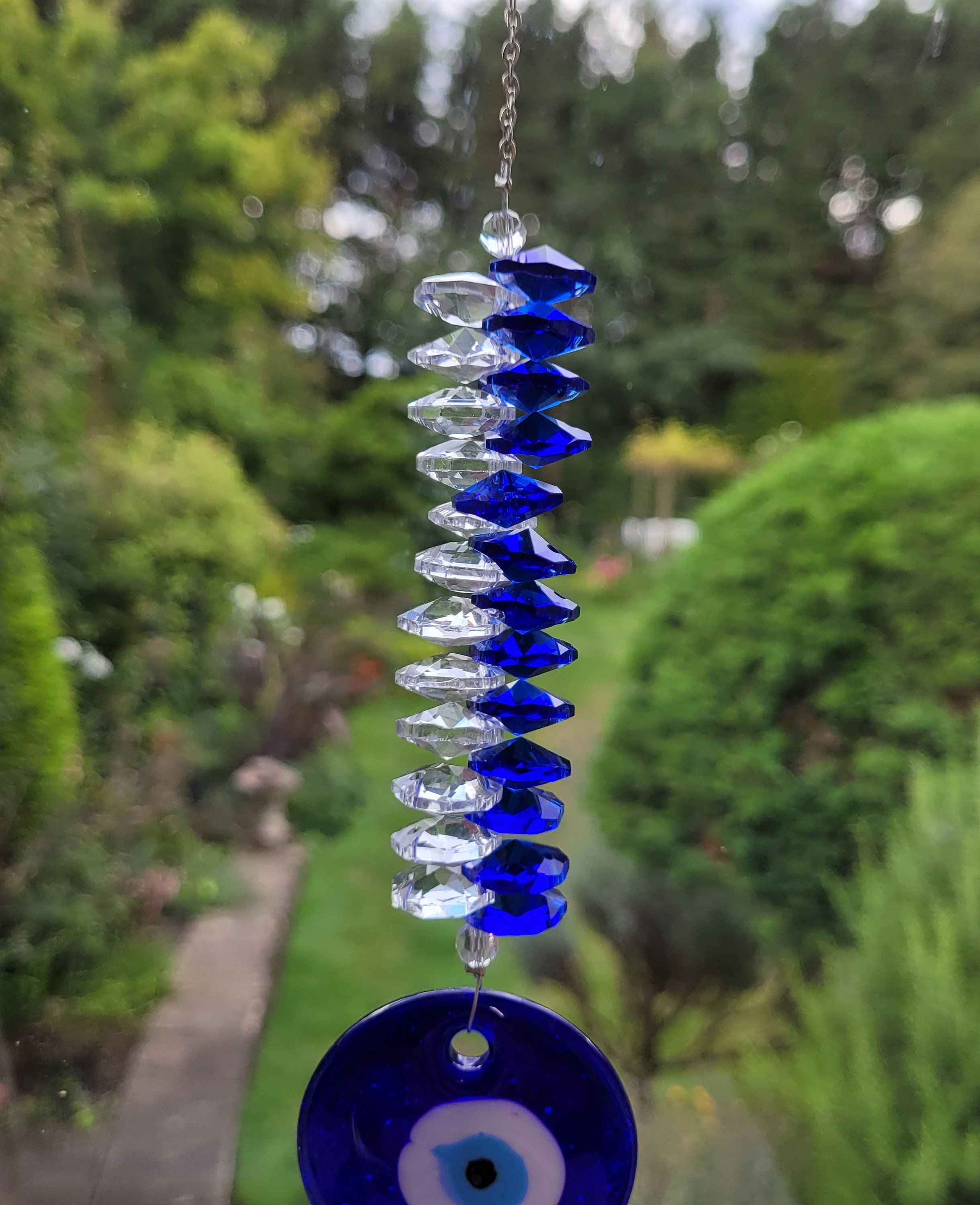 Evil Eye Suncatcher / Lightcatcher - Fair-trade - Very Colourful ...