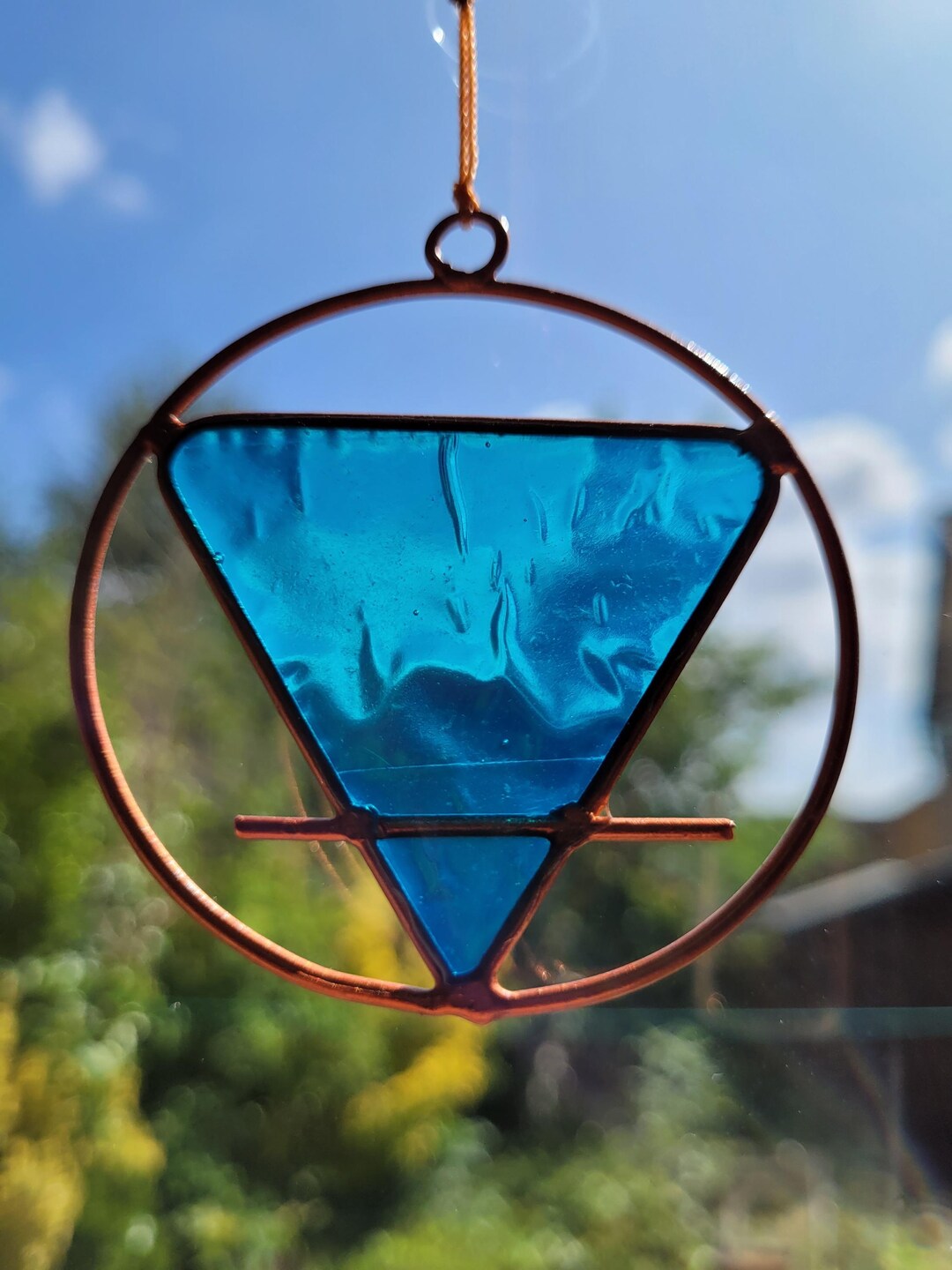 Earth Suncatcher: Colorful Resin Window Garden Decor - Etsy