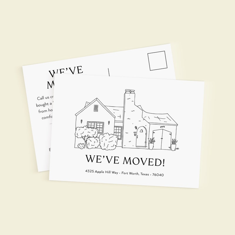 Moving Postcard - Etsy