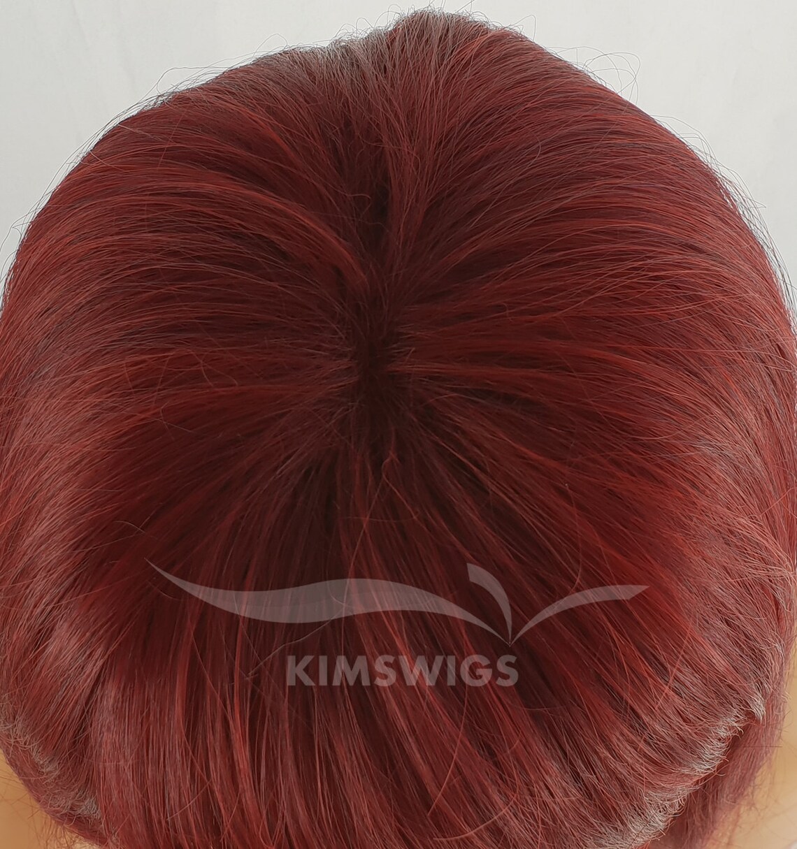 Ladies Womens Long Vibrant Red Heat Resistant Synthetic Wig UK | Etsy