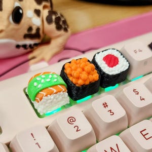 Rainbow Roll Sushi Keycap – Escape Key for Cherry MX Switches | Kawaii ...