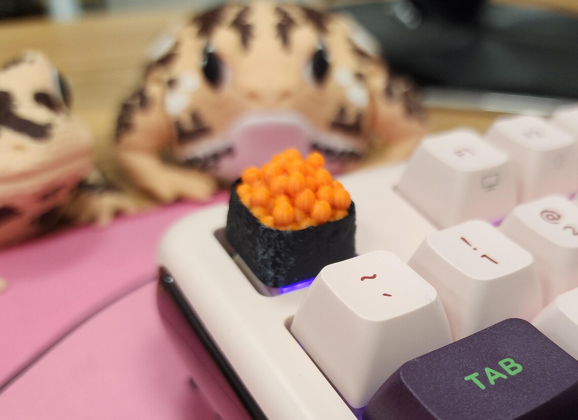 Rainbow Roll Sushi Keycap – Escape Key for Cherry MX Switches | Kawaii ...