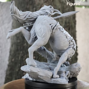 Wolf Girl | Princess Mononoke With Companion Wolf Moro | Anime Diorama ...