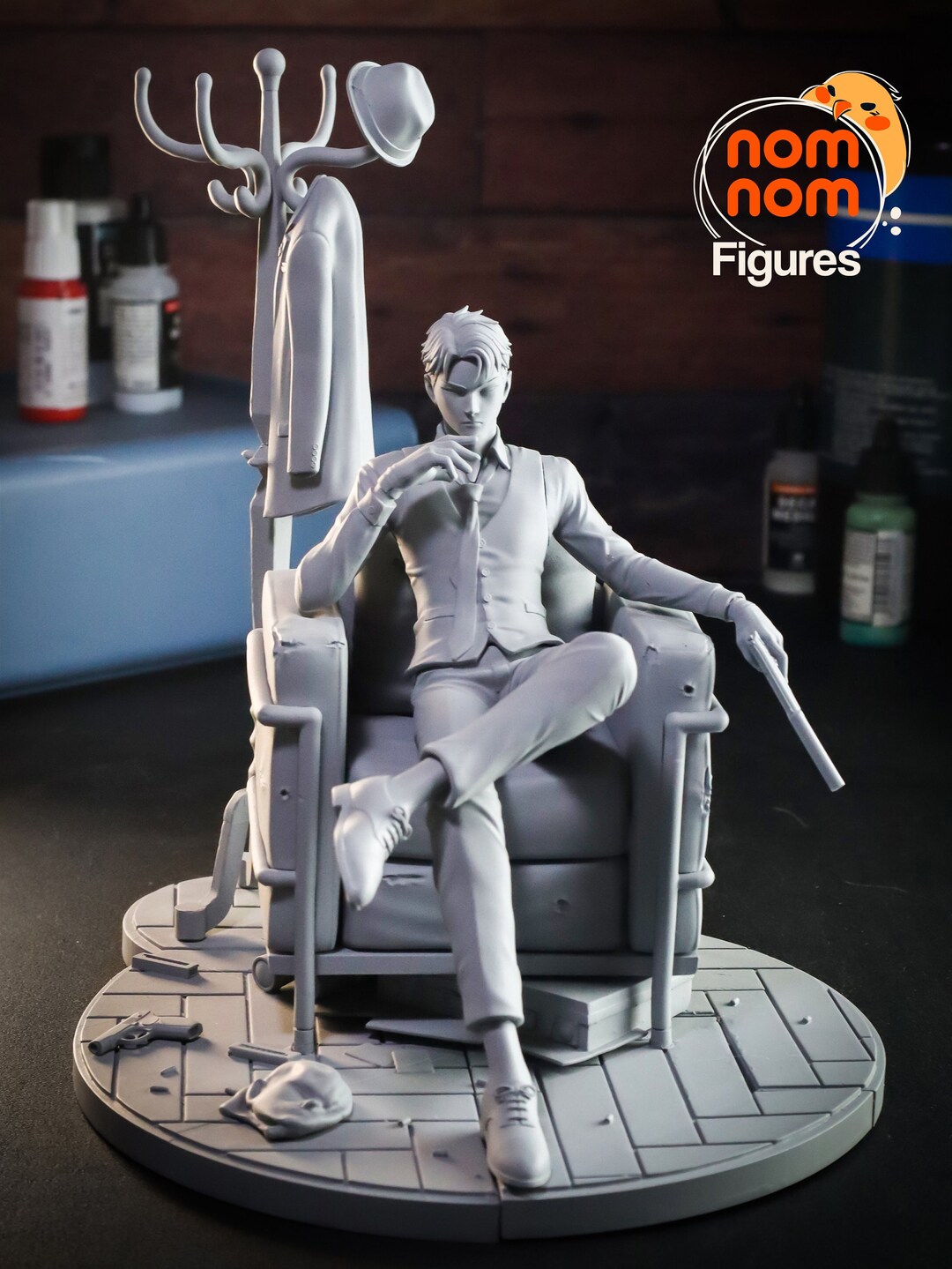 Spy Family: Loid Forger Figurine Fanart Diorama Statue Kit - Etsy