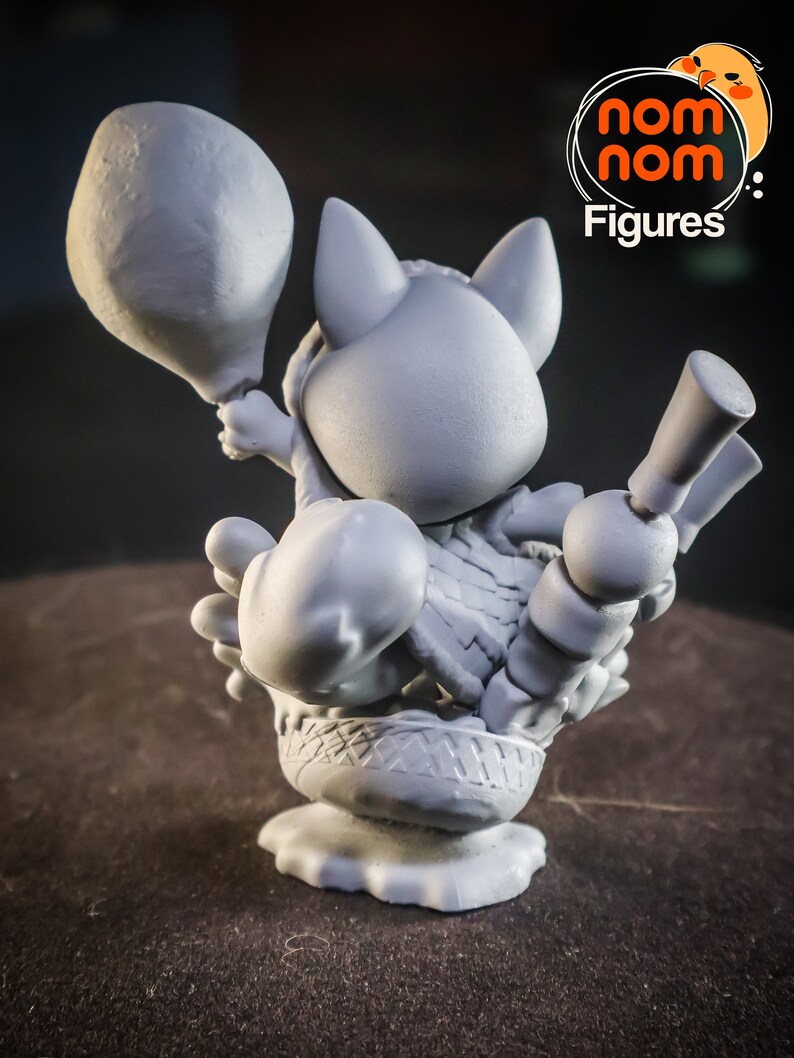 Chibi Palico From Monster Hunter Fanart Diorama Figure Kit - Etsy Canada