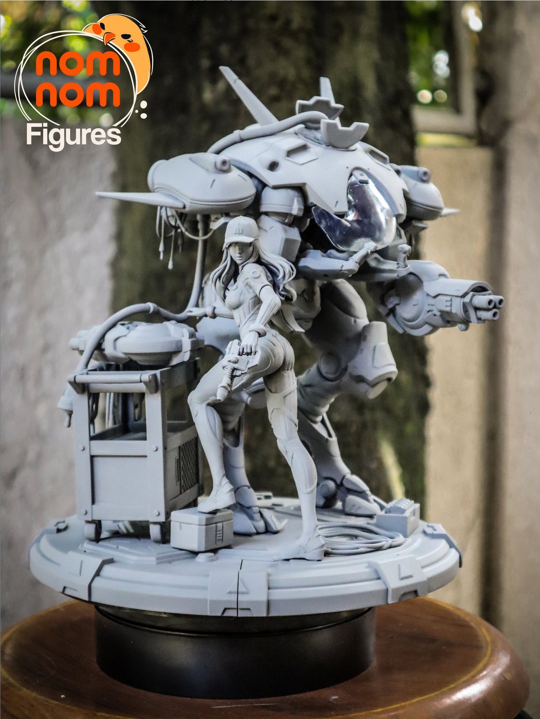 Overwatch | Dva With Mech | Figurine | Diorama | Miniature | Statue ...