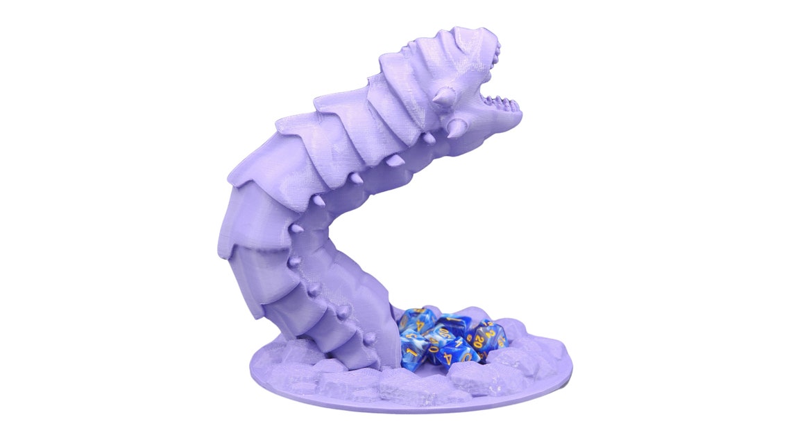Purple Worm Dice Tower Dungeons and Dragons MTG and RPG - Etsy
