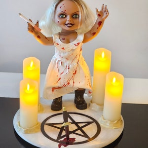 Custom Tiffany Doll - Bride of Chucky - Voodoo Ritual Custom Display ...