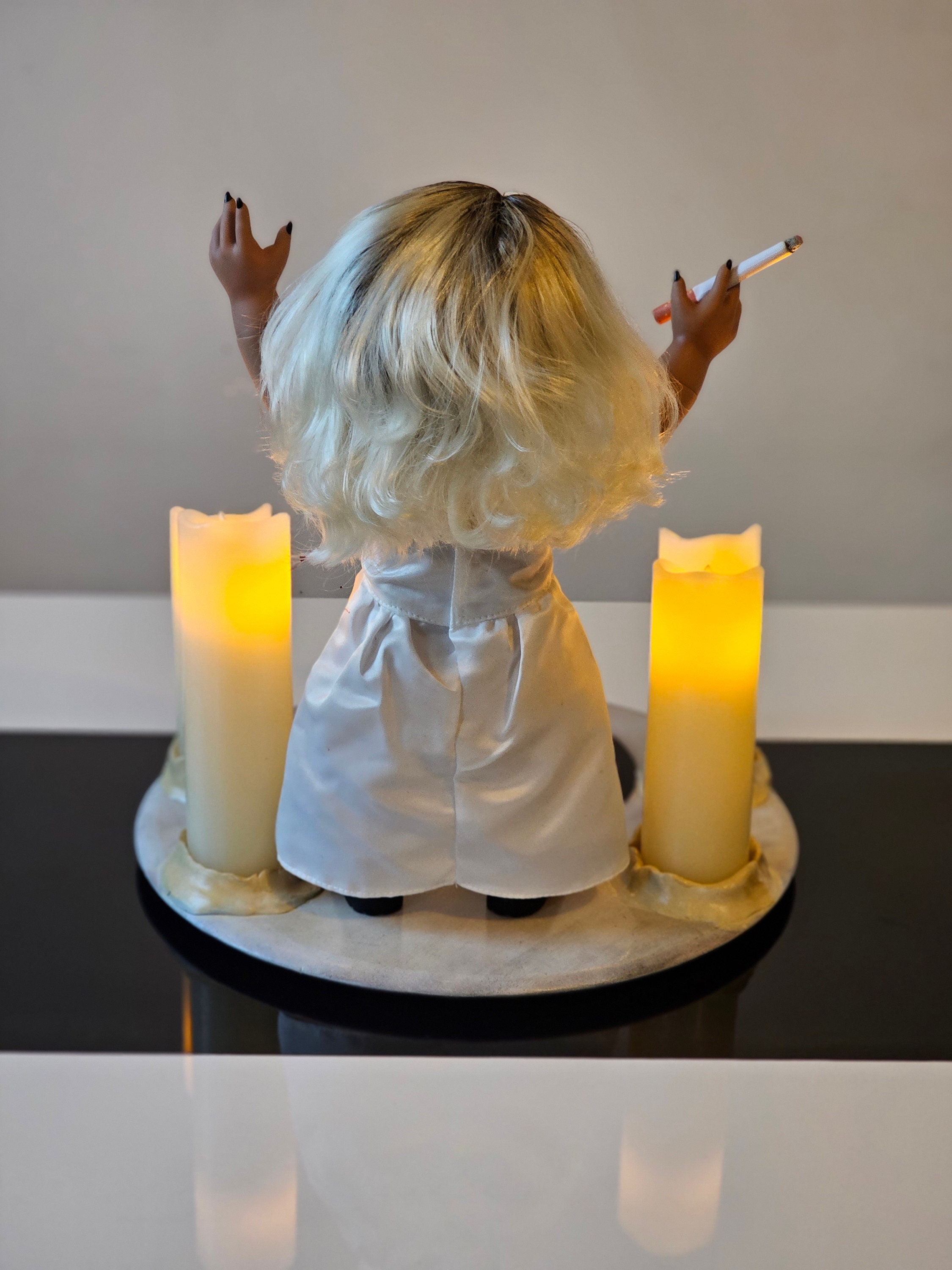 Custom Tiffany Doll - Bride of Chucky - Voodoo Ritual Custom Display ...