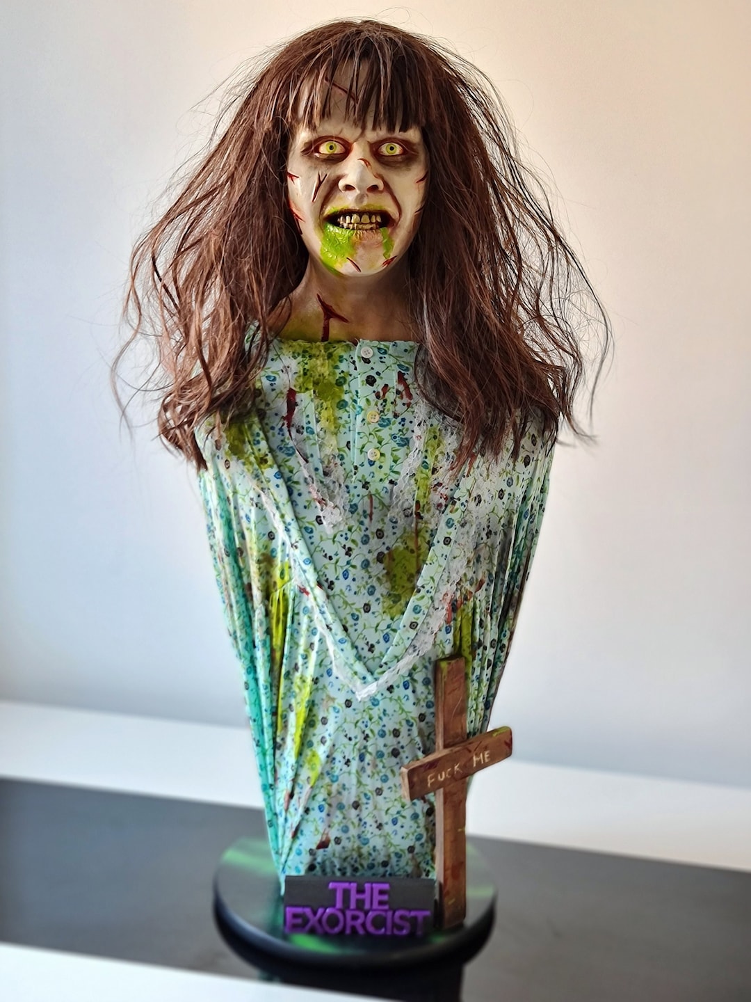 Life Size 1:1 Bust - Exorcist Regan Linda Blair Prop (deluxe Edition ...