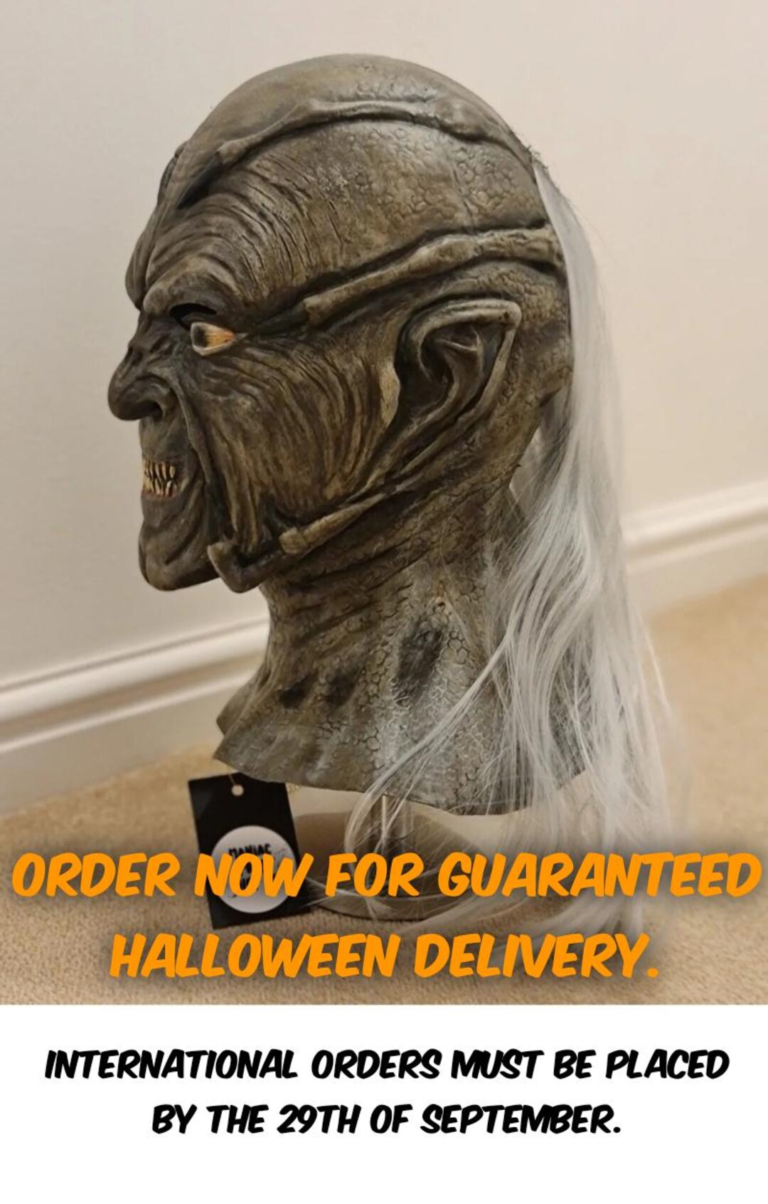 Creeper Licenced Mask by Trick or Treat Studio From Jeepers Creepers ...