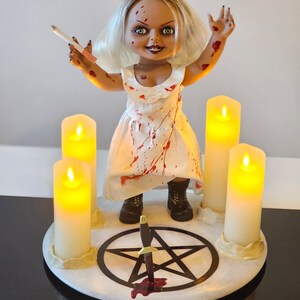 Custom Tiffany Doll - Bride of Chucky - Voodoo Ritual Custom Display ...