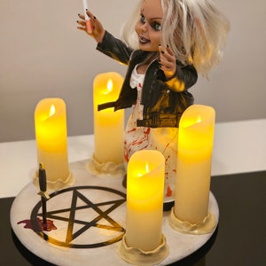 Custom Tiffany Doll - Bride of Chucky - Voodoo Ritual Custom Display ...