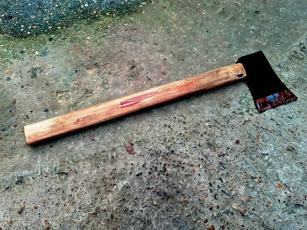 Rick Grimes 1:1 Prop Replica Hatchet (bloody Edition) - Inspired by ...