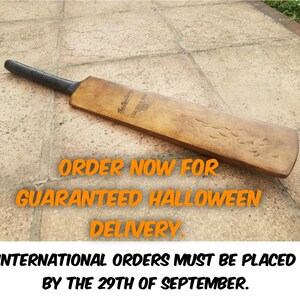 Shaun of the Dead Replica Cricket Bat Prop 1:1 Scale Clean Ultimate ...