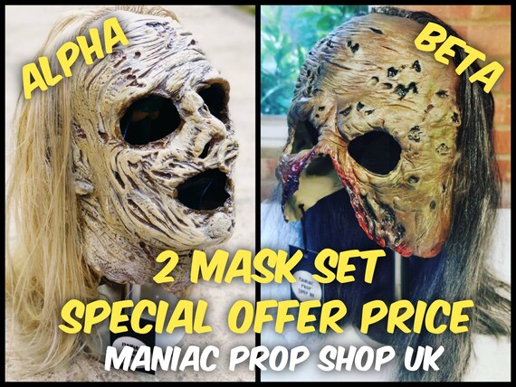 The Walking Dead Masks Alpha & Beta Mask Cosplay Set Bundle - Etsy