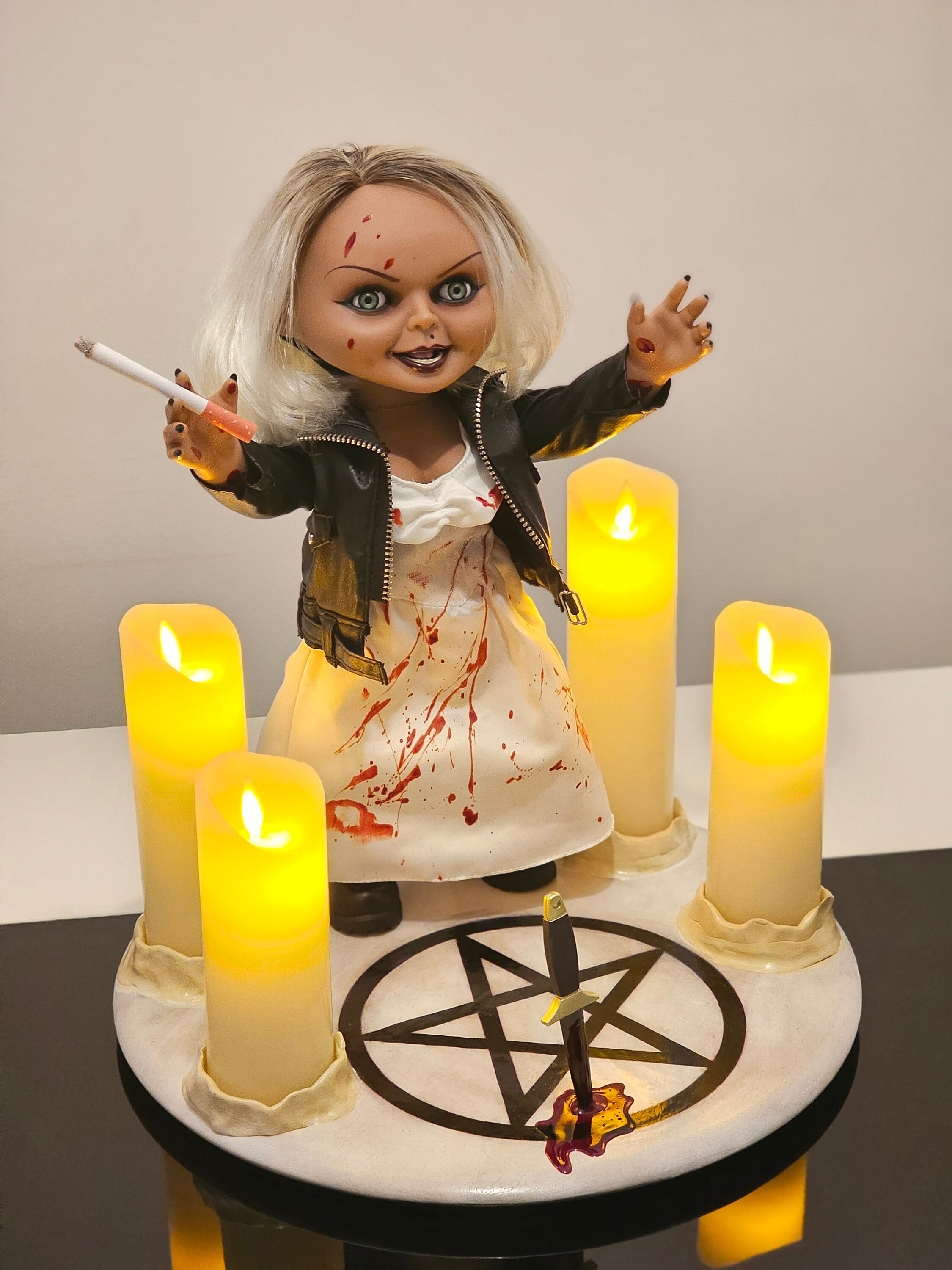 Custom Tiffany Doll - Bride of Chucky - Voodoo Ritual Custom Display ...
