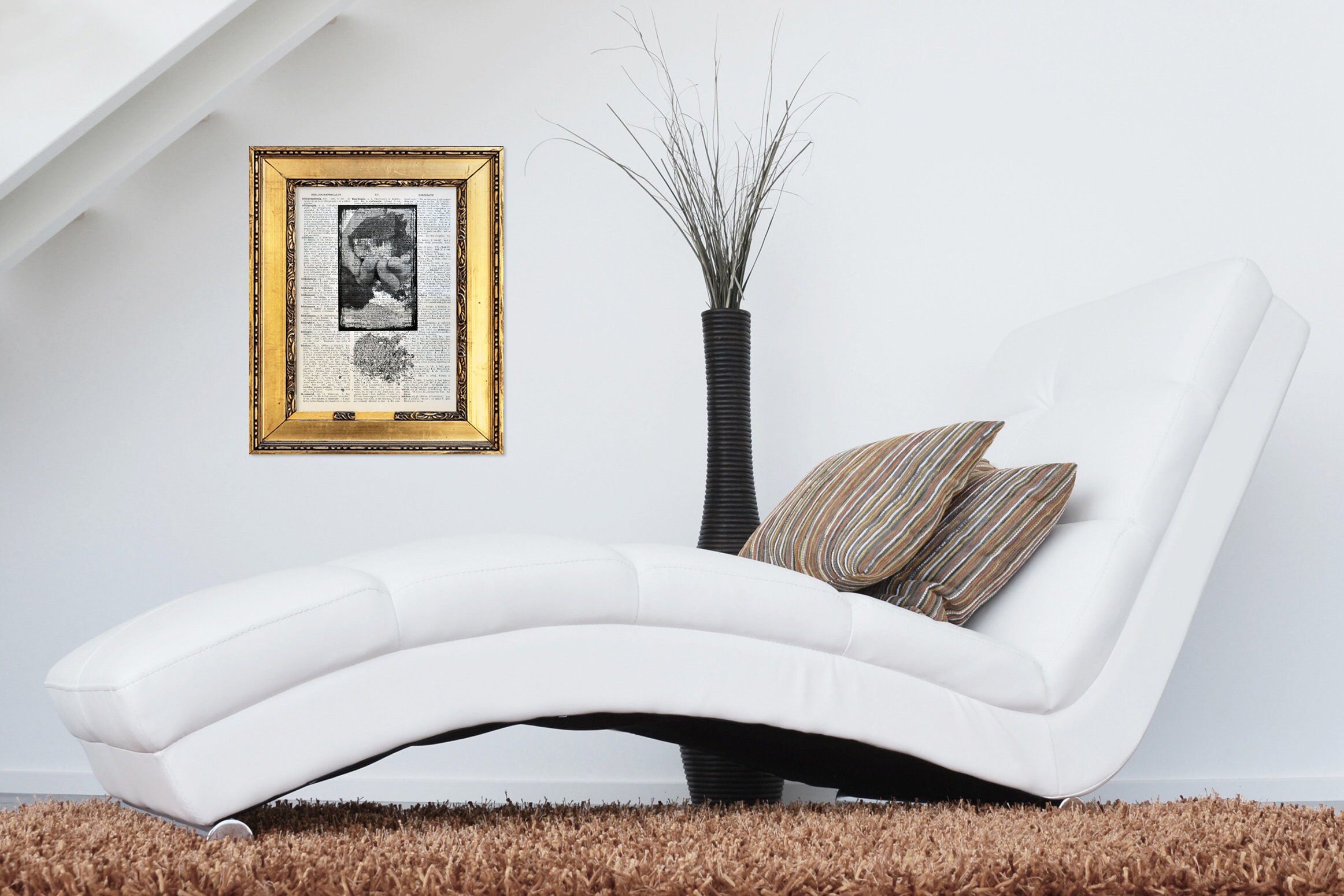 Hand of God Art Print Mystery, Art Poster, Real Vintage Page Art ...