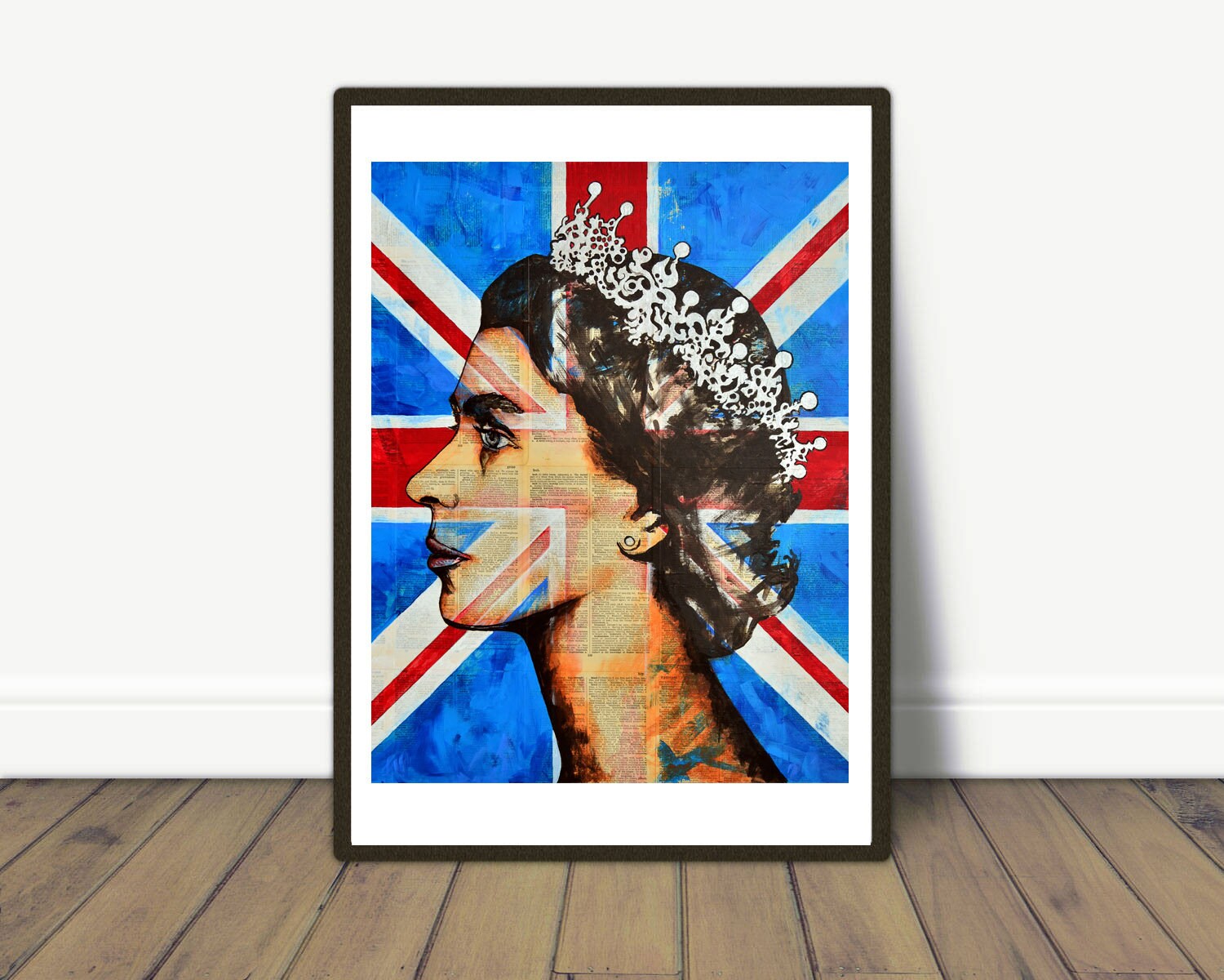 Queen Elizabeth II Poster Gift Modern Poster Gift Queen - Etsy UK