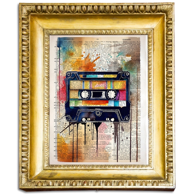Cassette Tape Wall Art - Etsy