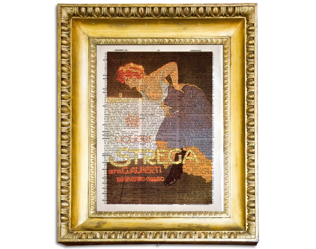 Liquore Strega - Poster Literary Gift, Art Nouveau, Real Vintage Page ...