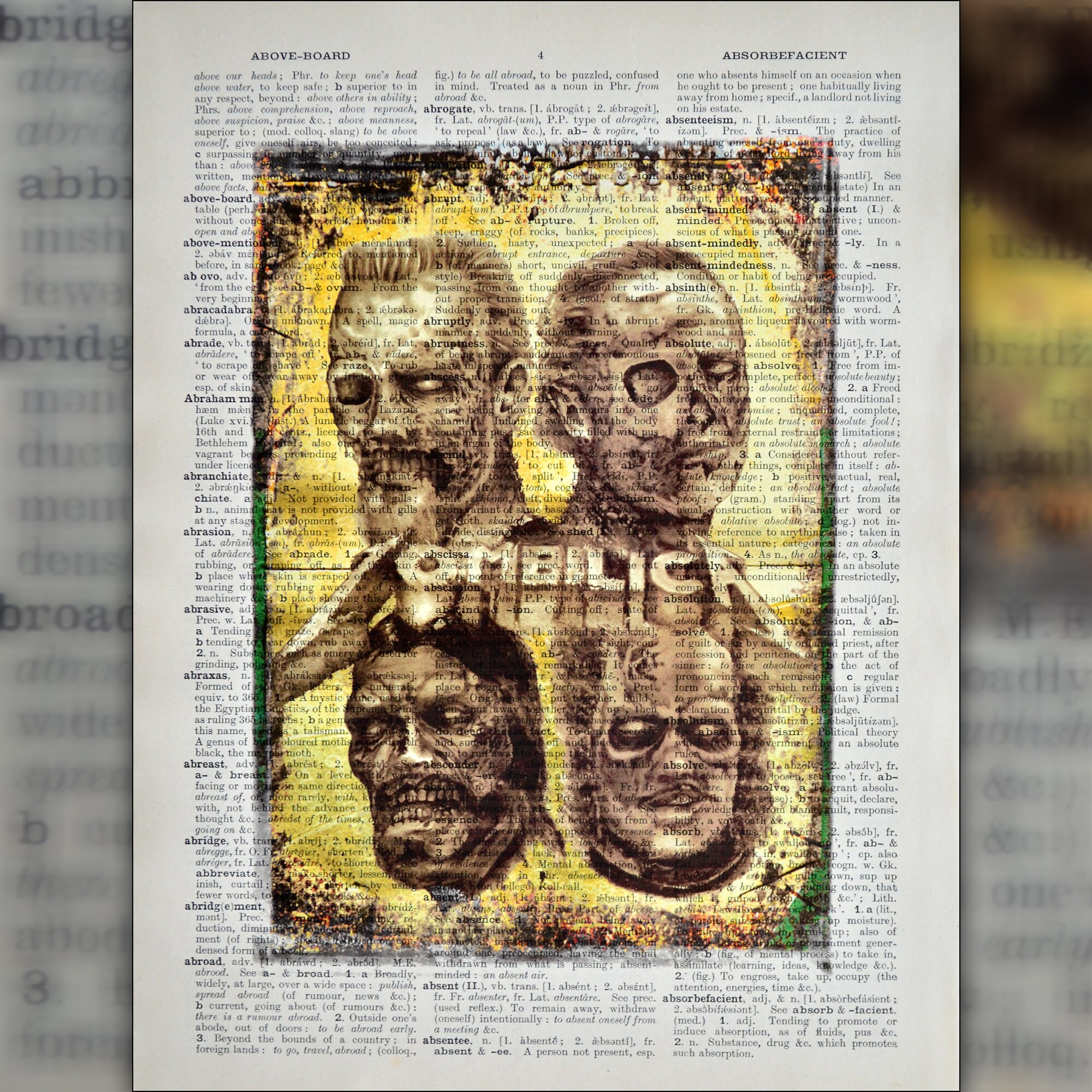 Zombilica Metallica Like a Zombie Art Print Mystery Gifts - Etsy