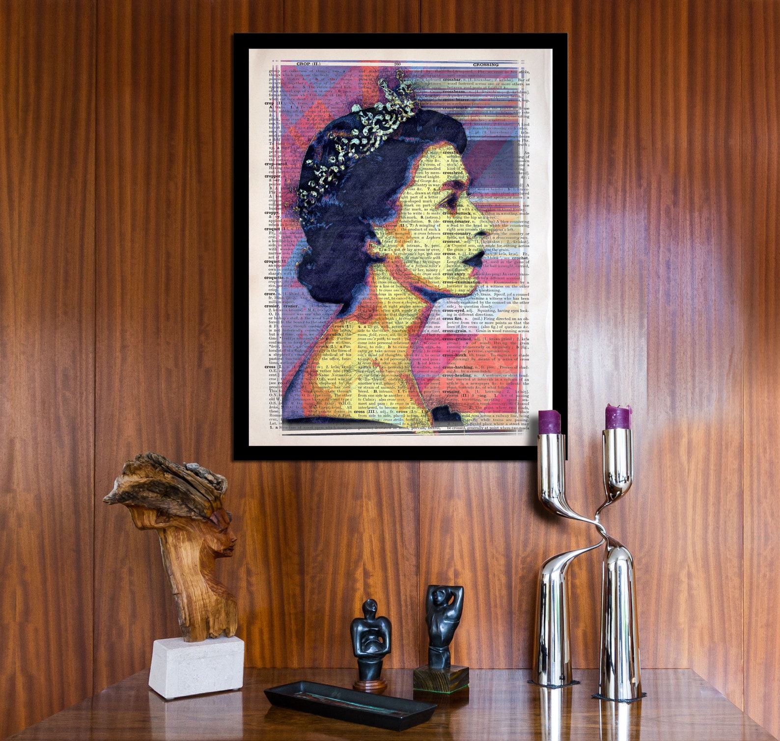 The Queen Elizabeth II Literary Poster Gift Pop Art Fan | Etsy