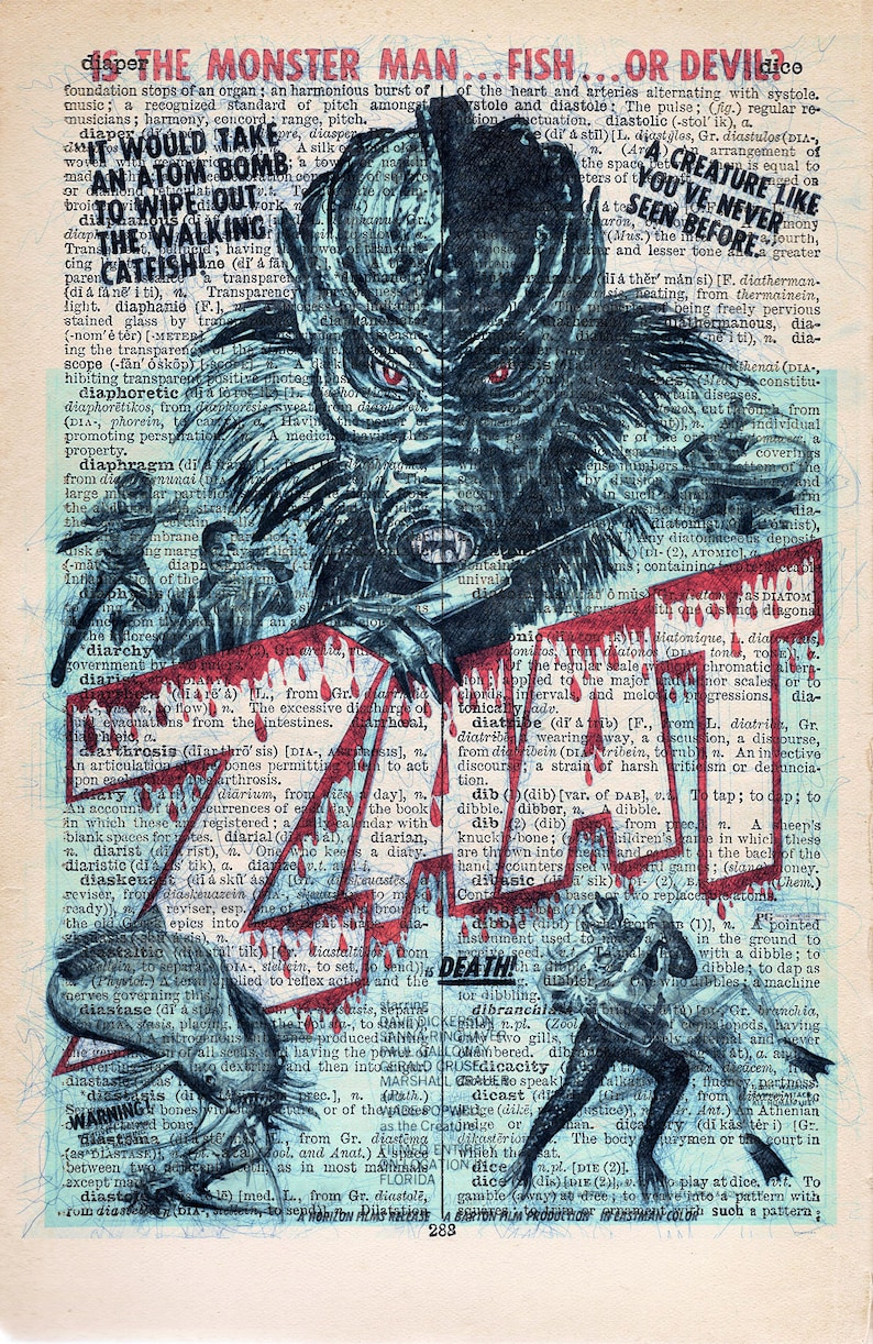 ZaaT Retro Film Poster Literary Poster Gift Movies Fan | Etsy