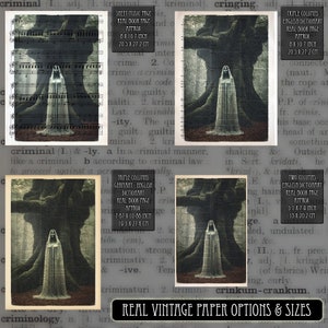 The Elegance of the Haunted Forest Dictionary Art Prints - Etsy