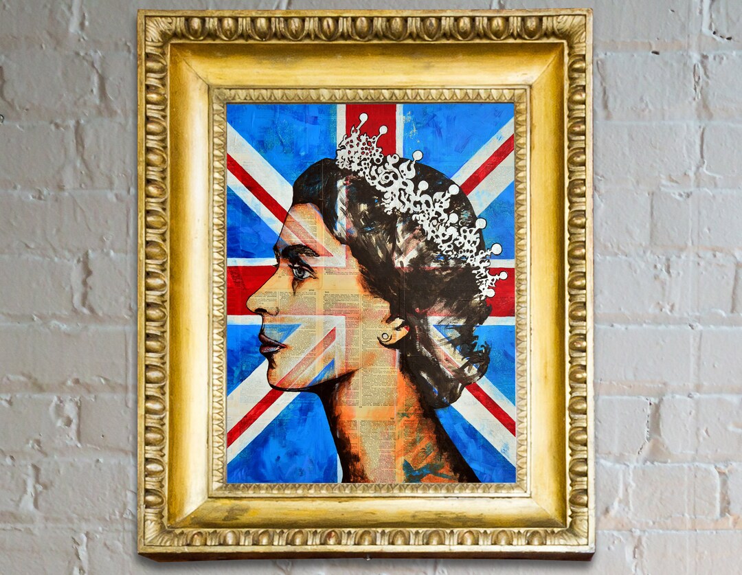 Queen Elizabeth II - Poster Gift, Modern Poster Gift, Queen Poster ...