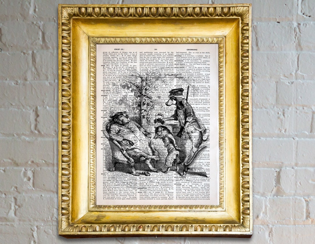 Hunters Real Vintage Page Dictionary, Literary Poster Gift, Funny ...