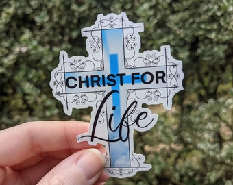 Decal Sticker Simple Cross Religion Christian Crucifixion of - Etsy