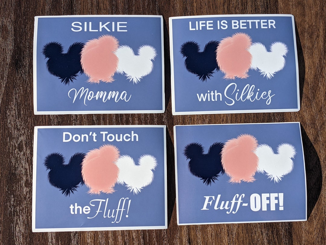 Silkie Chicken Sticker, Silkie Momma, Silkie Chickens, Backyard Chicken ...