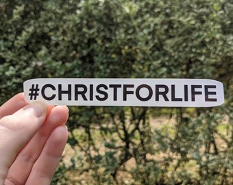 Christ Life Decal | Etsy