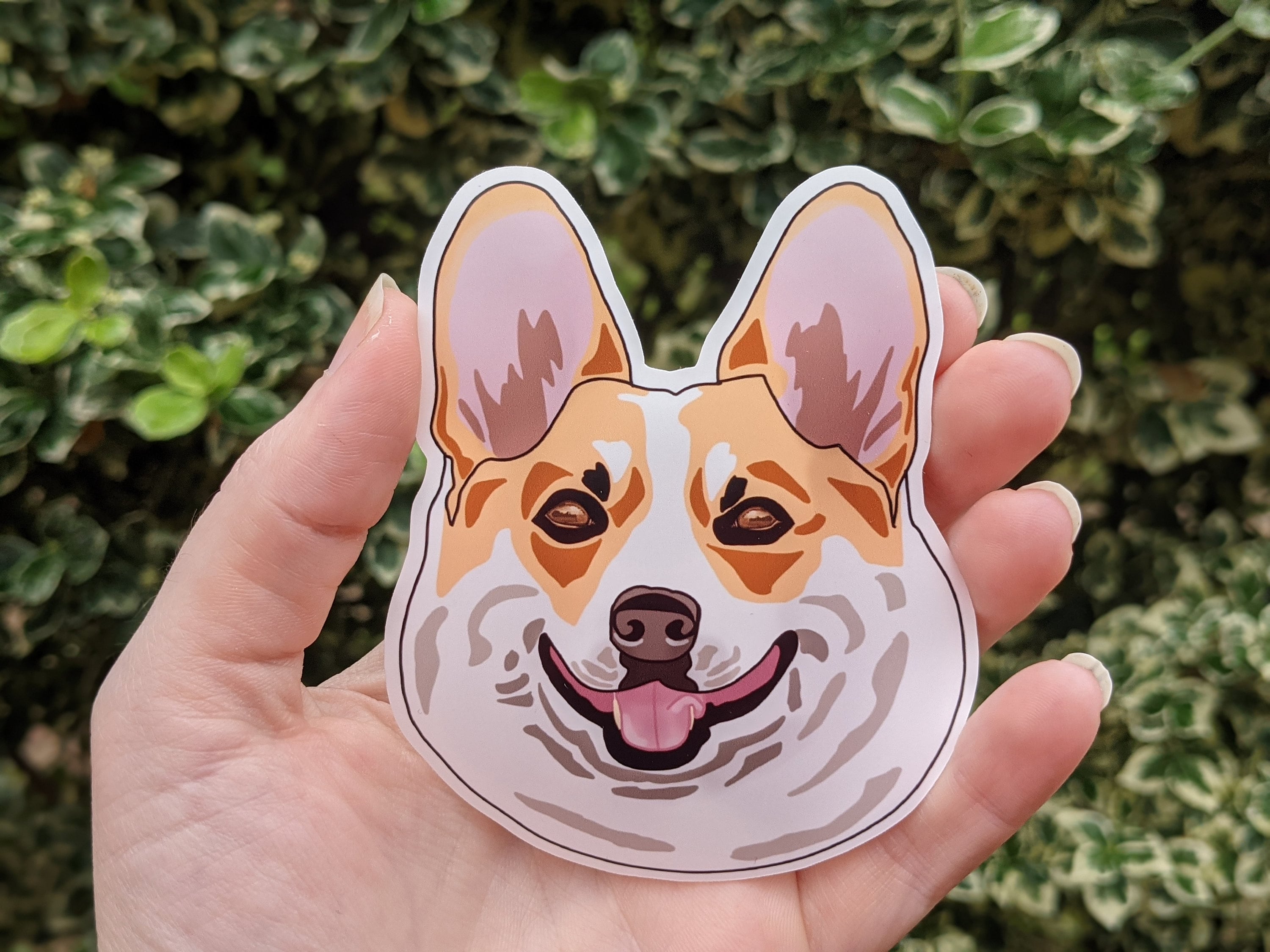 Corgi Vinyl Die-cut Sticker, Welsh Corgi Decal, Pembroke Welsh ...