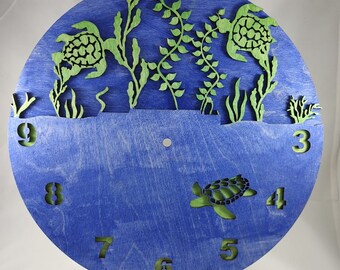 Under the Sea Clock - Etsy
