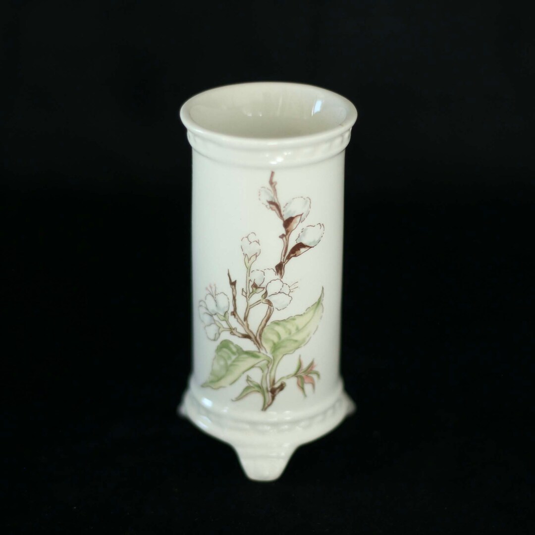 1950s Royal Winton Pottery Vase With Floral Decor Spring Decor Summer ...