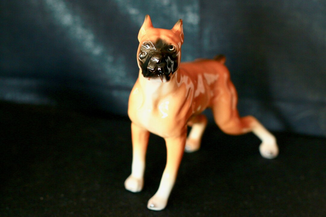 Vintage Ceramic Boxer Dog Figurine Made in Japan - Boxer Club of Canada ...