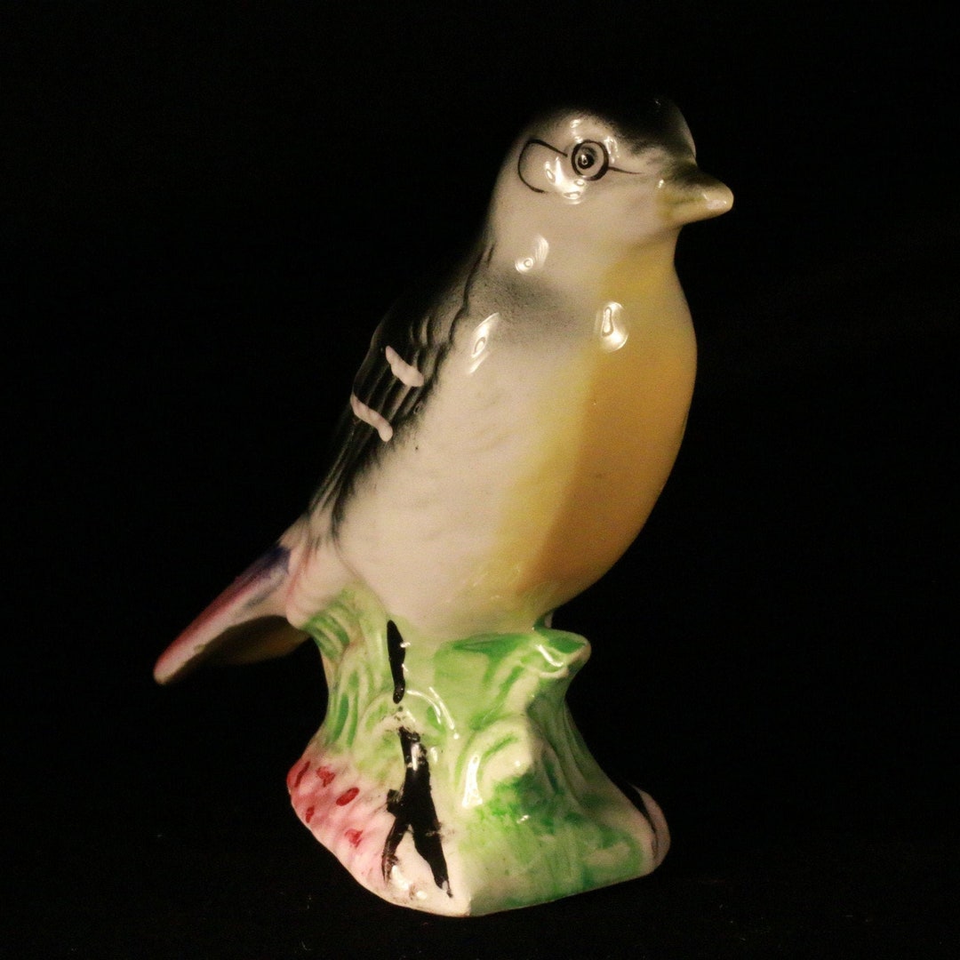 Vintage Brightly Hand-painted Ceramic Bird 1950s Kitchen Kitschjapan ...
